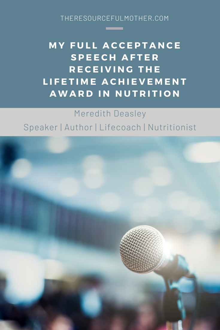 My FULL Acceptance Speech After Receiving The Lifetime Achievement ...